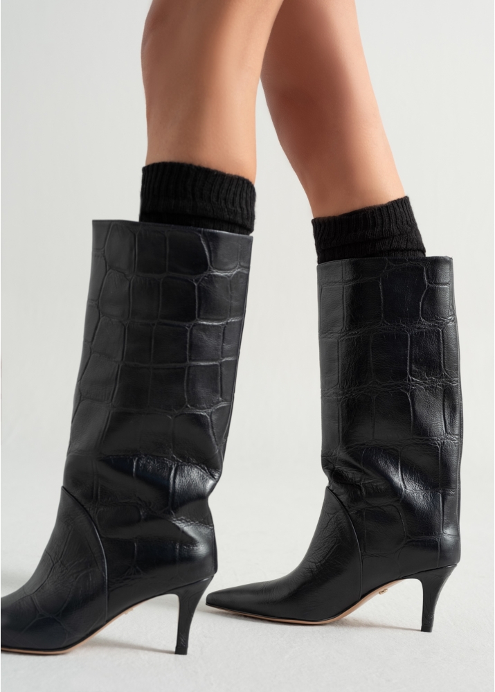 Boots for women Lola Cruz in leather. Style Althea Boots 75 with ...